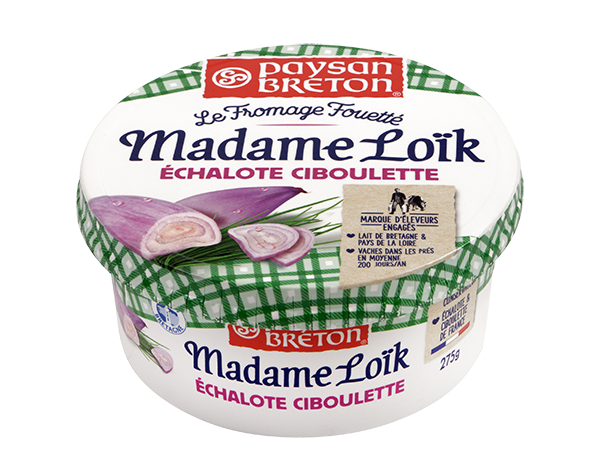 Fromage fouetté Madame Loik, échalote - ciboulette | PAYSAN BRETON