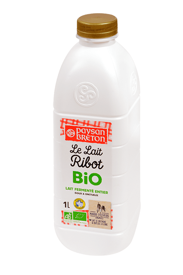 Lait Ribot BIO : lait fermenté PAYSAN BRETON